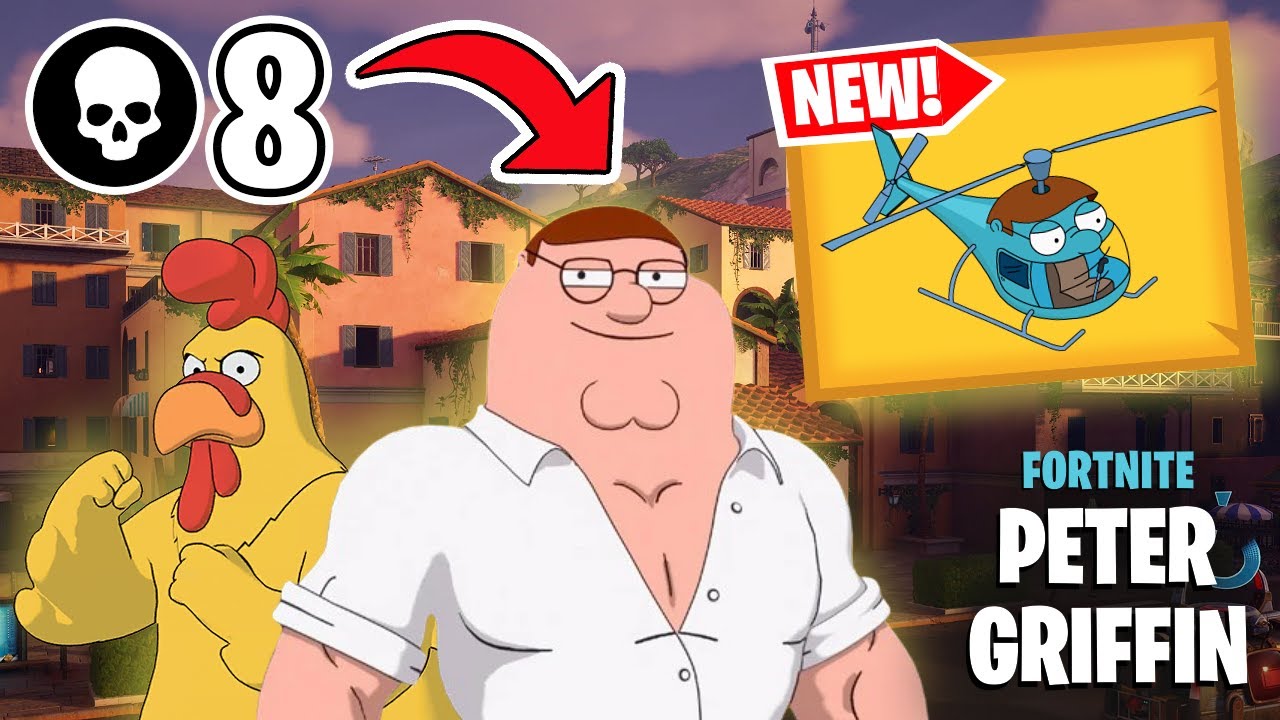 PETER GRIFFIN & THE CHICKEN vs FORTNITE - YouTube