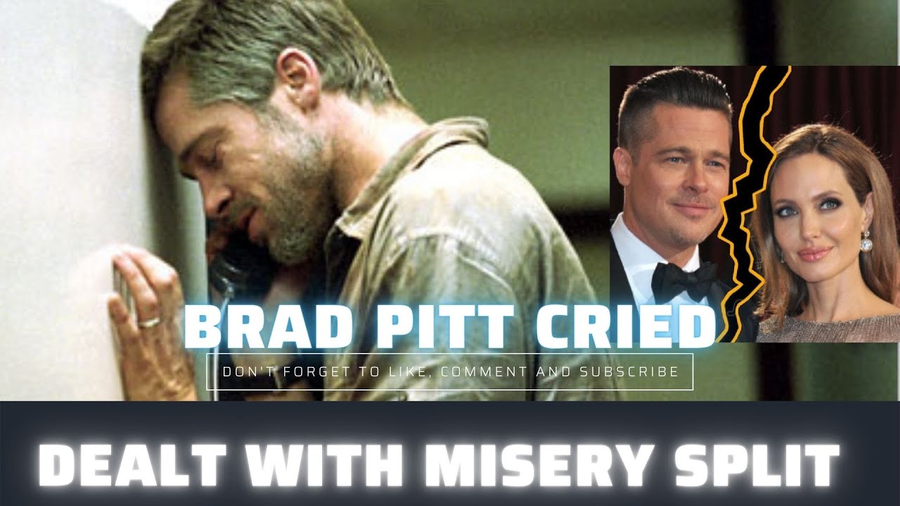 Brad Pitt CRY to smile after split Angelina Jolie: 'Out of this misery ...