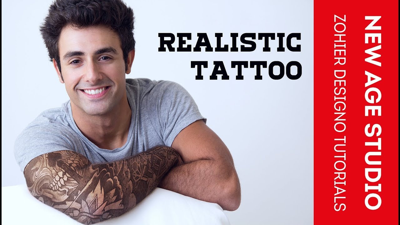 Easy Realistic Tattoo in Photoshop cc 2018 - YouTube