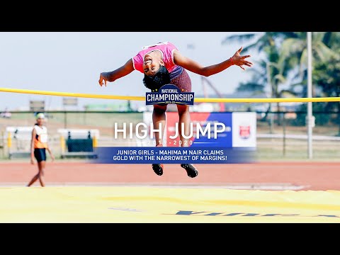 RFYS Athletics National Championship 2019-20 | Junior Girls High Jump | Mahima Nair takes the Gold