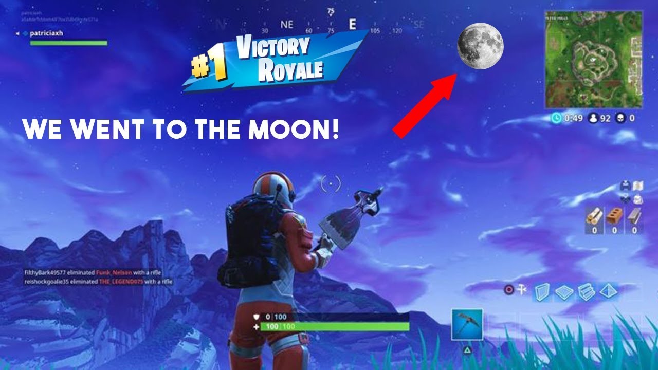 We Went To The Moon. | Fortnite - YouTube