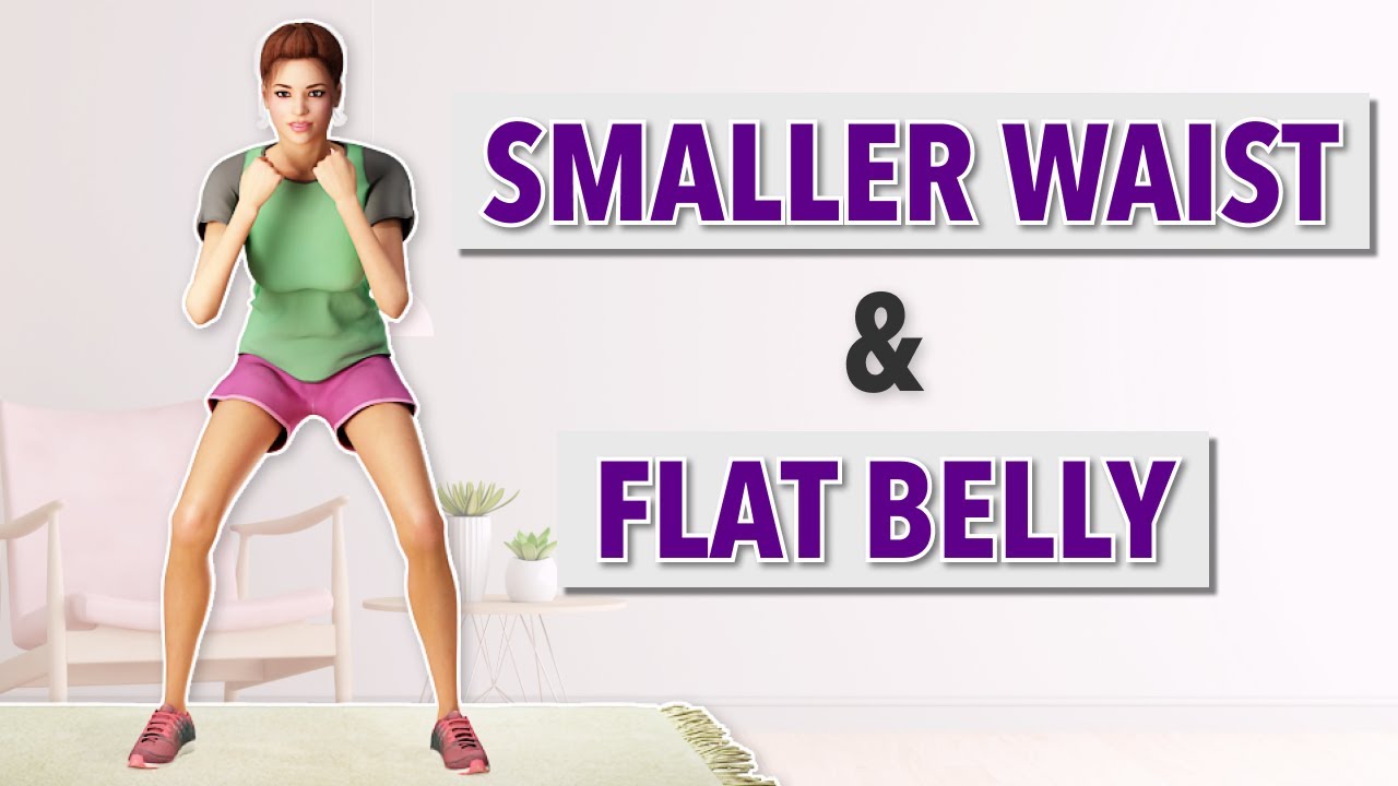 Small Waist & Flat Belly : Quick Boxing Workout - YouTube