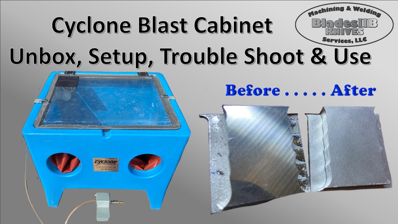 Cyclone Blast Cabinet Unboxing and Review - E100 LTC - YouTube