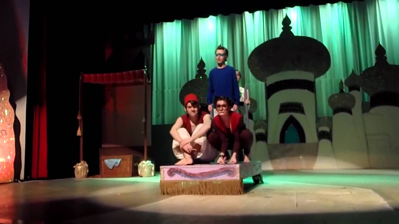 Genie gets Aladdin & Abu out of the cave... - YouTube