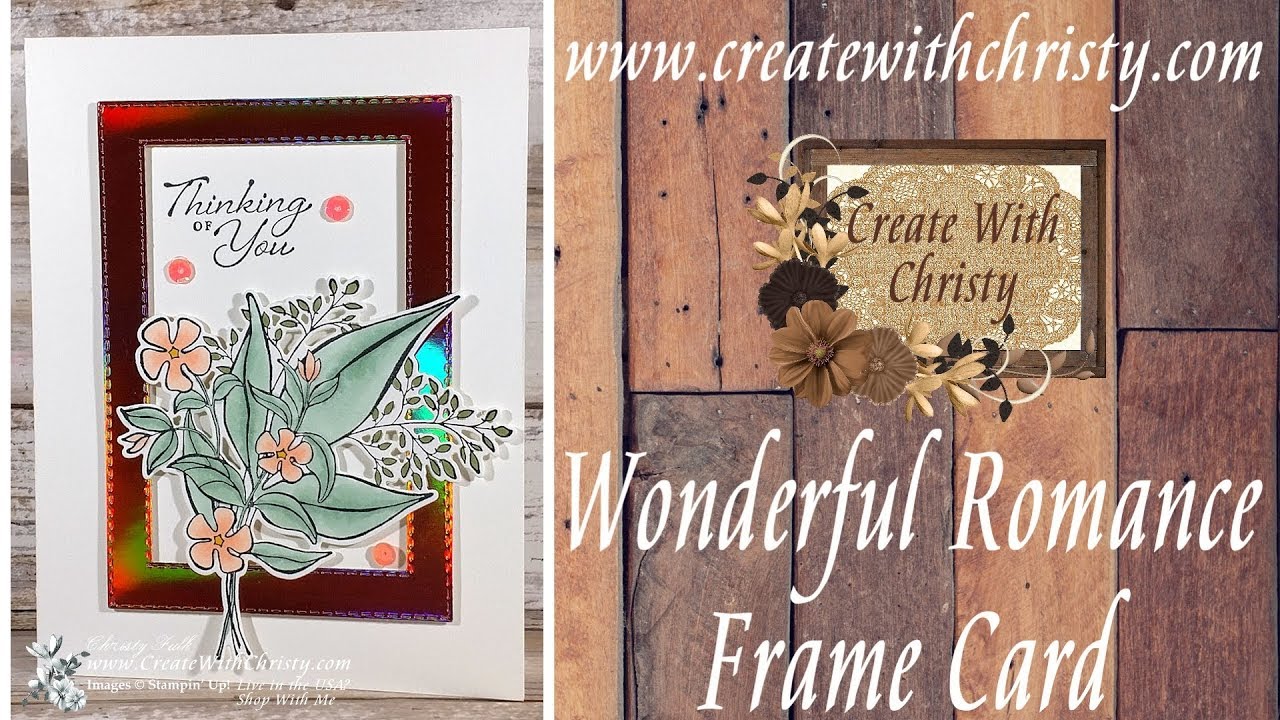 Wonderful Romance Frame Card - YouTube