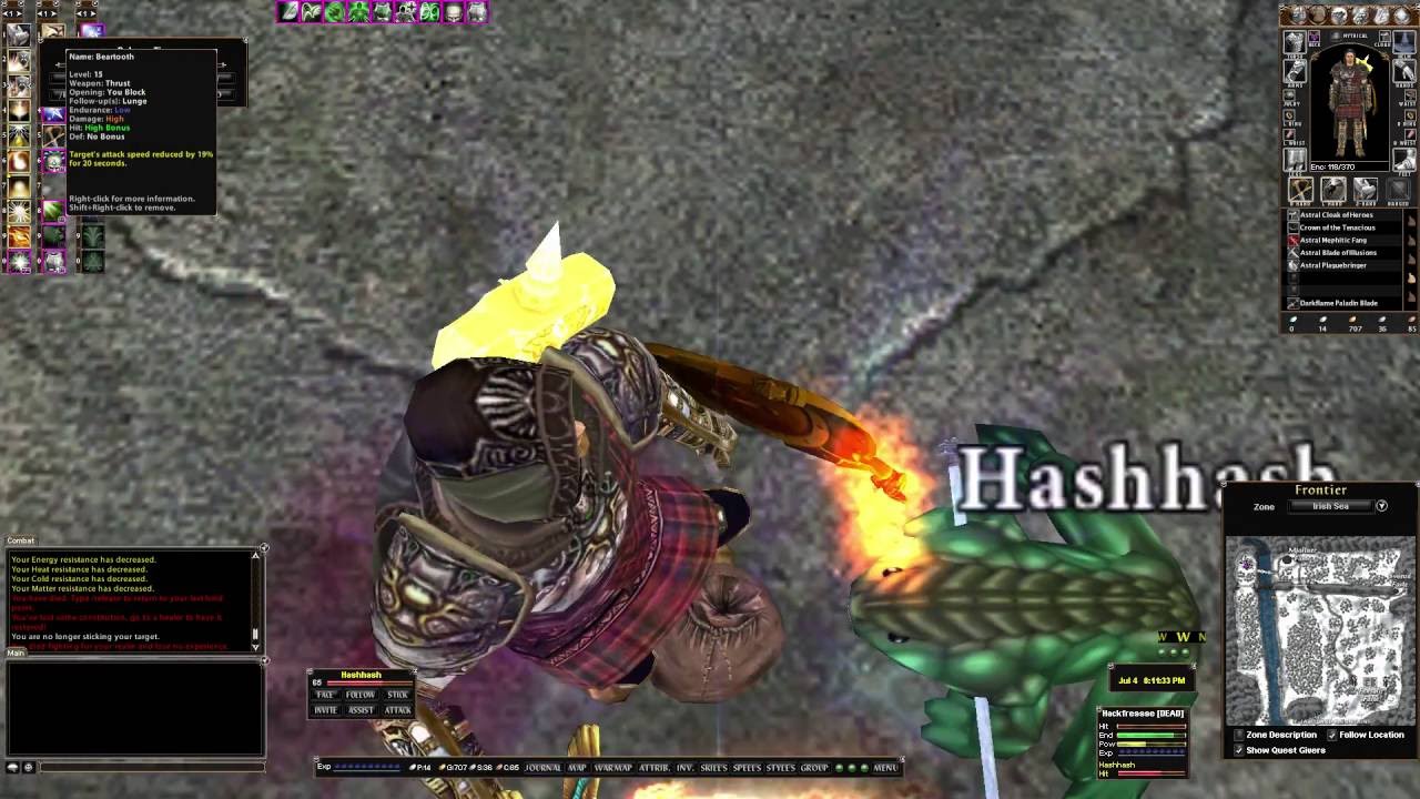 DAoC Patch 1.121 Test Server Duel : Spear-Valkyrie vs Heal-Paladin ...
