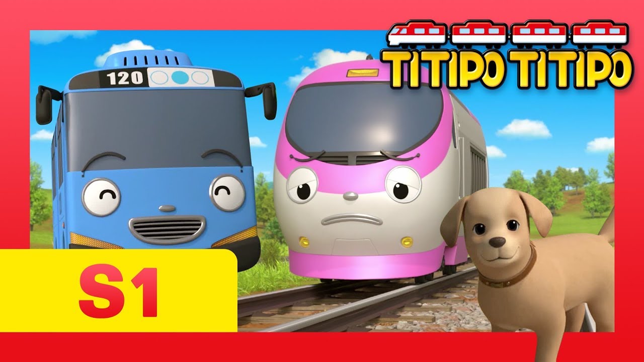 Titipo S1 EP14 l Genie and Tayo! Save a little puppy! l Titipo Titipo ...