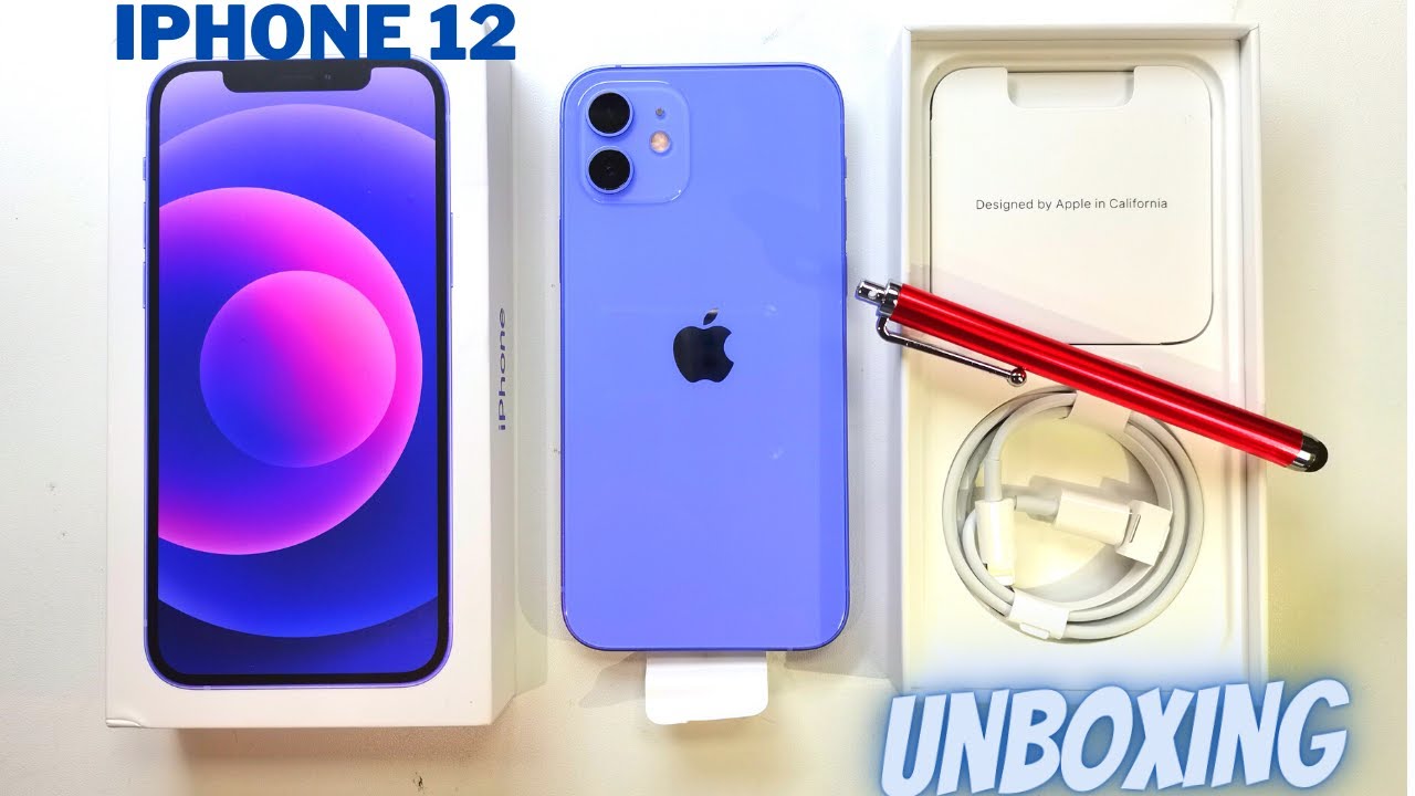 iphone 12 unboxing|| setup and First Look + accessories|| apple iphone ...