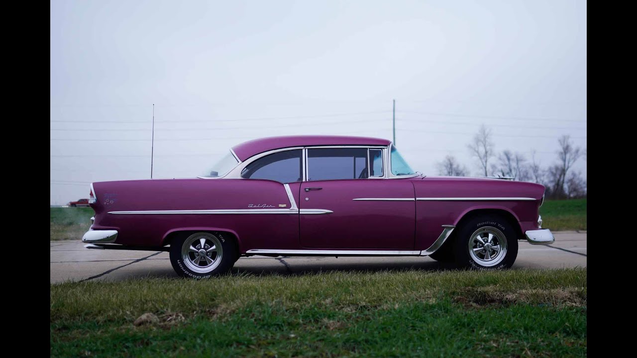 1955 Chevrolet 210 Sport Coupe 283ci V8 Walk-around Video - YouTube