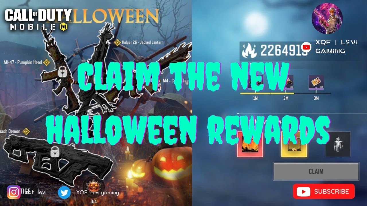 How to claim the halloween rewards in call of duty mobile # ...