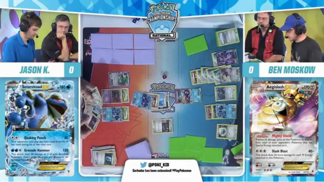 Pokemon TCG 2015 USA National Masters TOP 4 Jason Klaczynski vs Ben ...