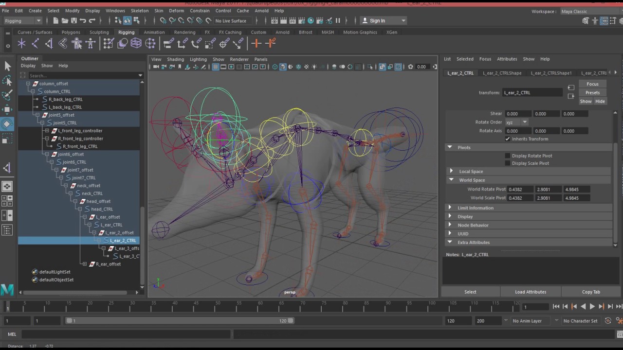 Quadruped rig - YouTube