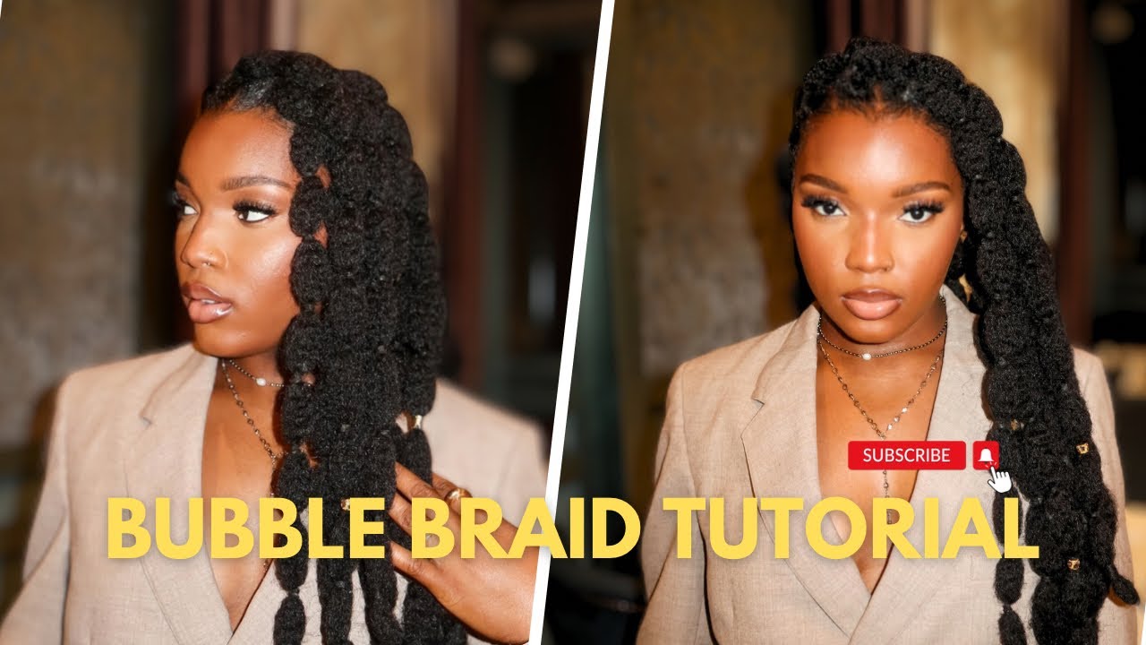 How to Create the Perfect Bubble Braids | Hair Tutorial - YouTube