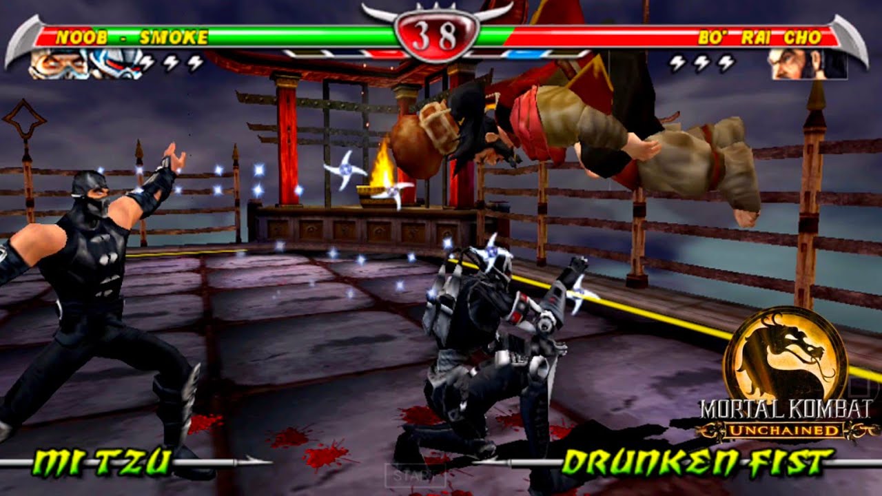Mortal Kombat _ Mortal Kombat Unchained (NOOB SMOKE Fatality) Android ...