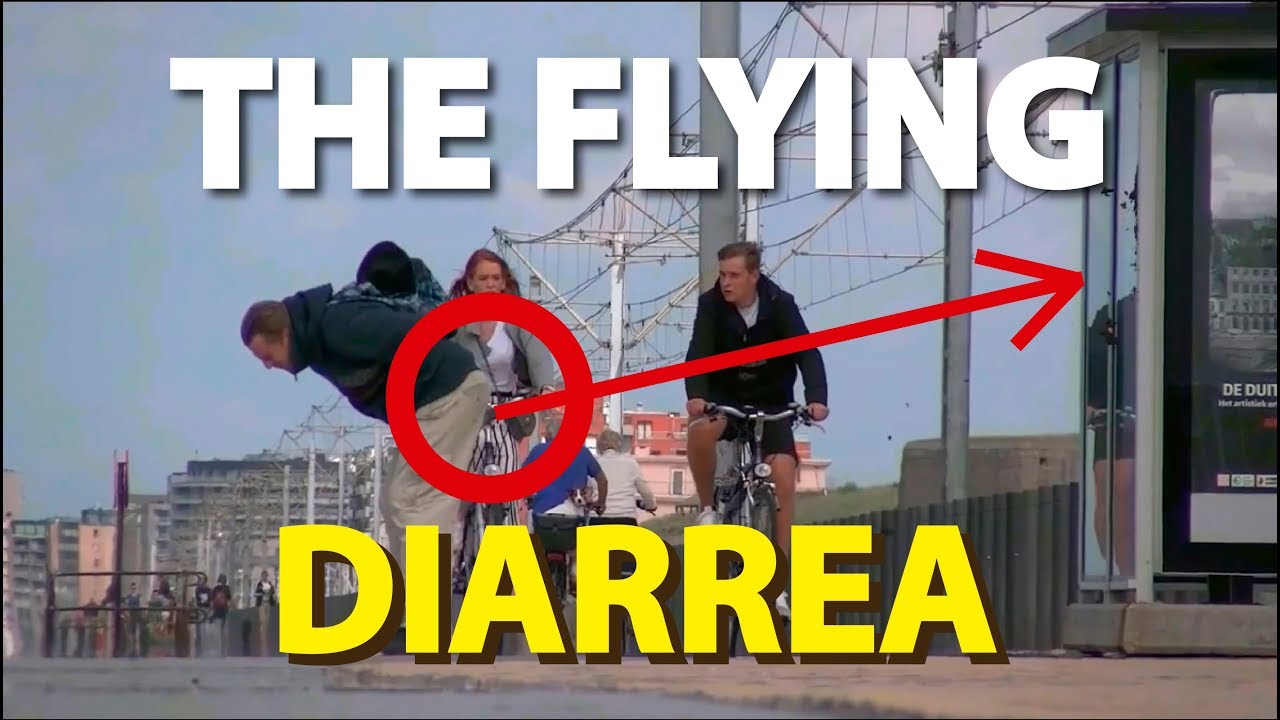The FLYING DIARREA prank! - ¡La broma de la DIARREA VOLADORA! 😁 ...