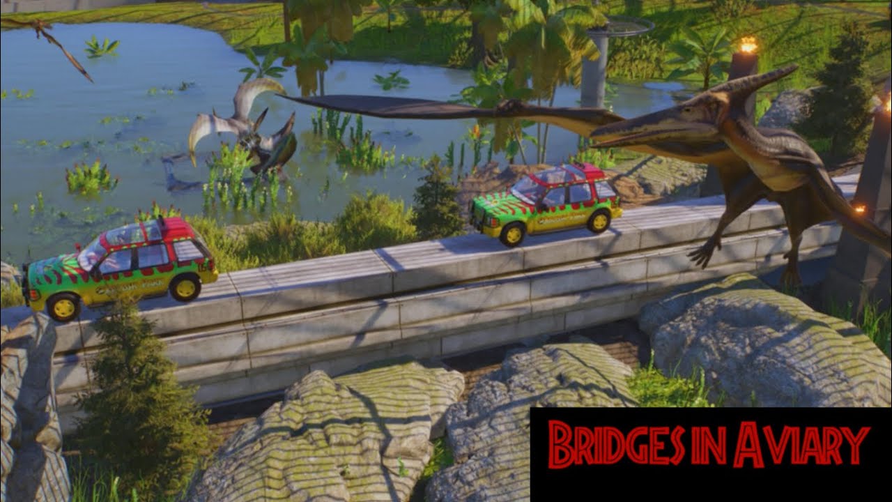 How to create Bridges inside Aviary’s! (Jurassic World Evolution 2 ...