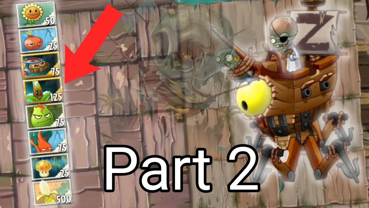 Pvz2 Zomboss battle, but you can choose your plants (Part 2) - YouTube