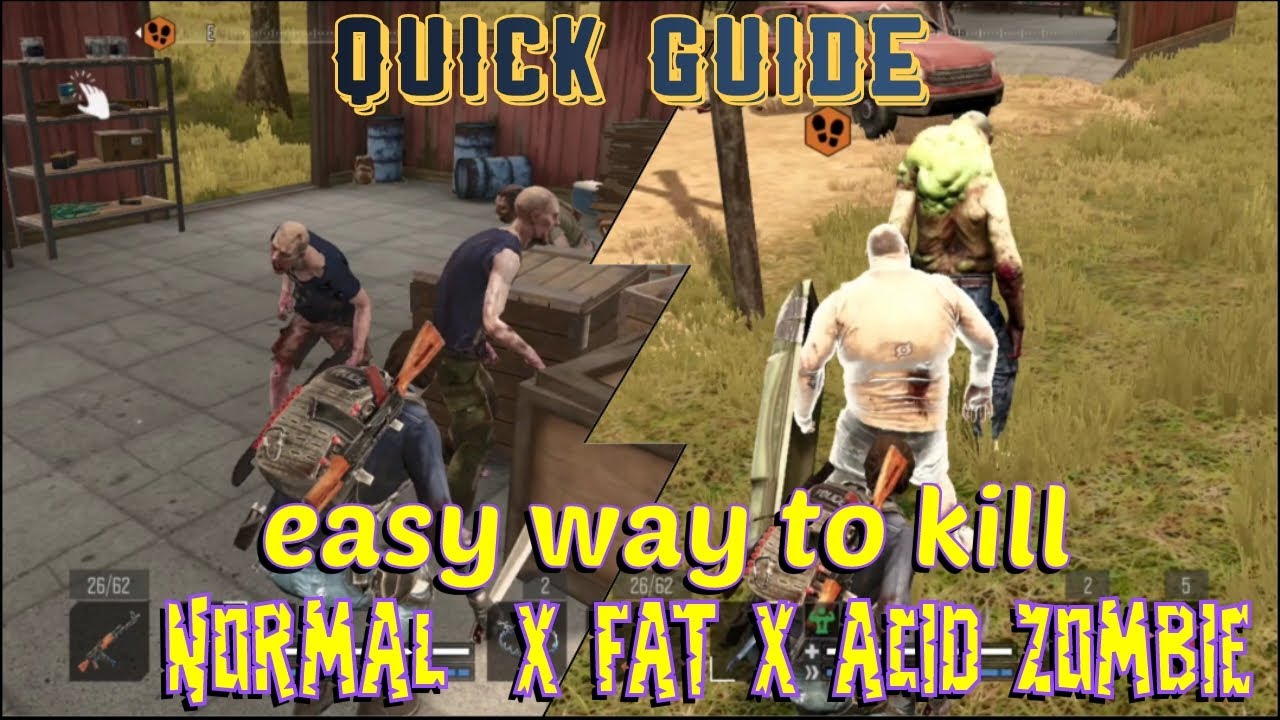 lost future:Quick guide to kill normal, fat, acid zombies ( easy way ...