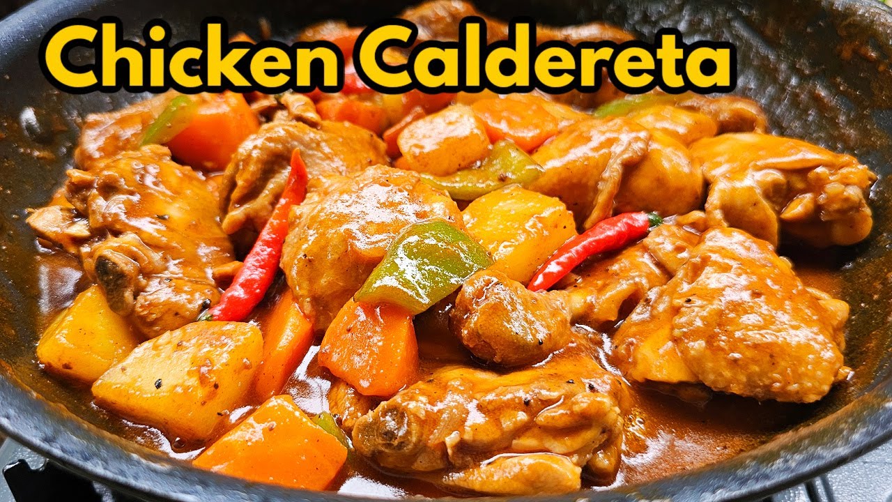 Try This Yummy Chicken Caldereta Recipe Next Time - YouTube