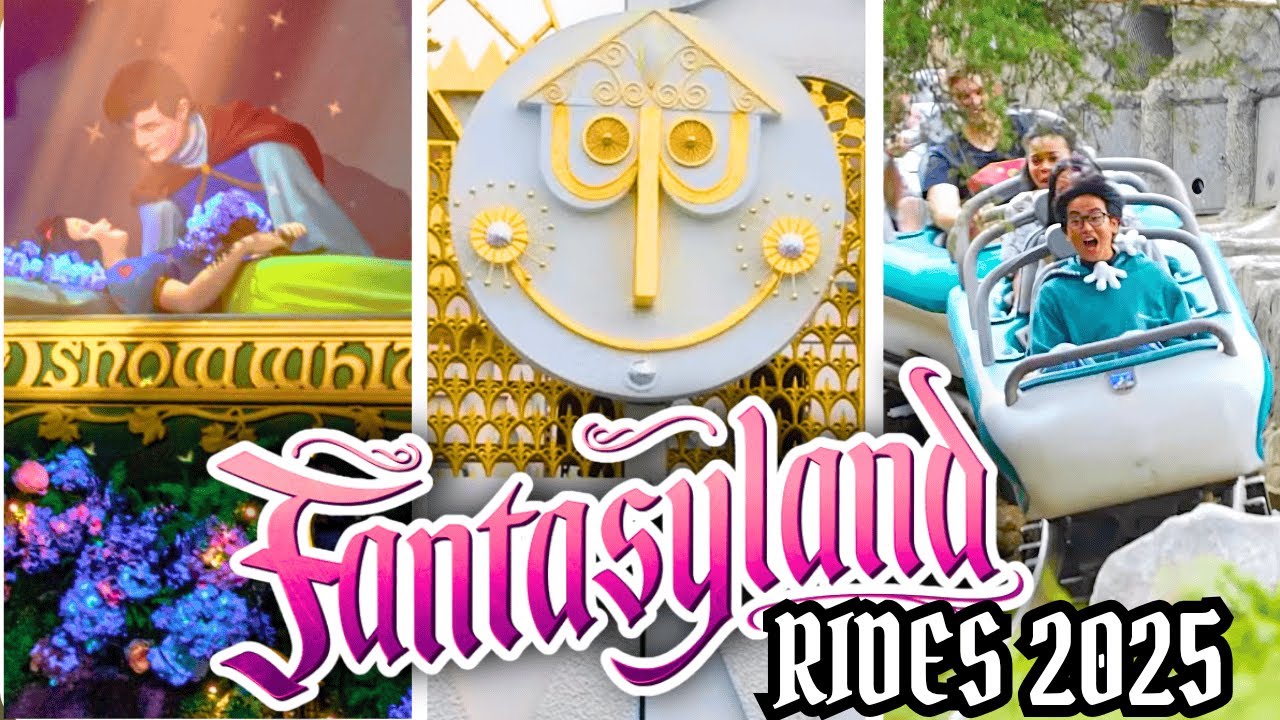 [4K] Fantasyland Rides - 2025 POVs - Disneyland Park, California | 4K ...