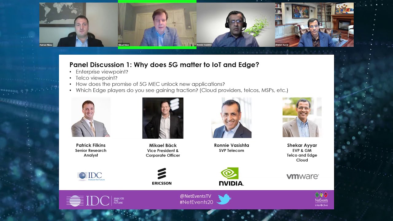 NetEvents inter@ctive - Why 5G matters in a world of IoT, VR, AR, AI ...