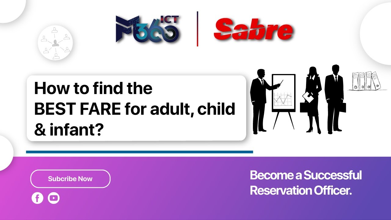 Cheapest Available Fare for Adult, Infant & Child | GDS Training ...