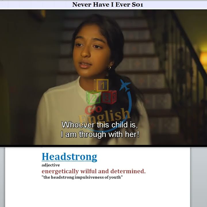 Headstrong- Meaning, Pronunciation, Usage | Learn English with TV Shows ...