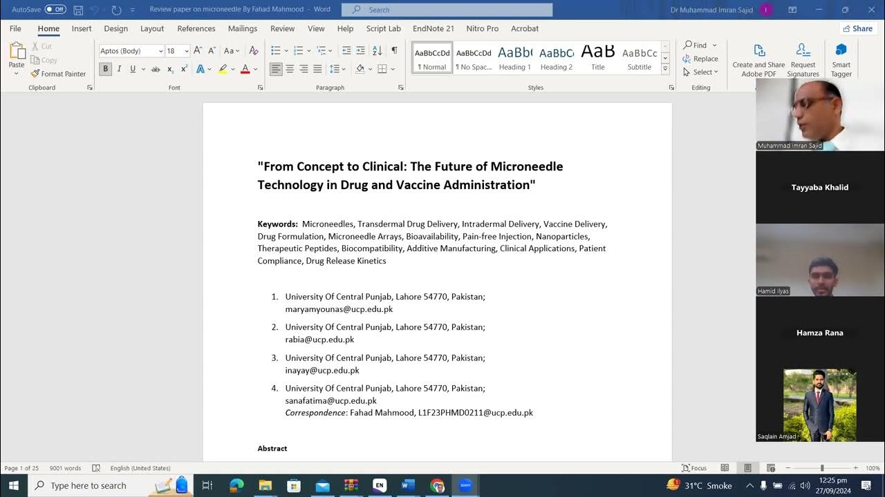 Final Instructions and summary of Summer Research Program 2 - YouTube