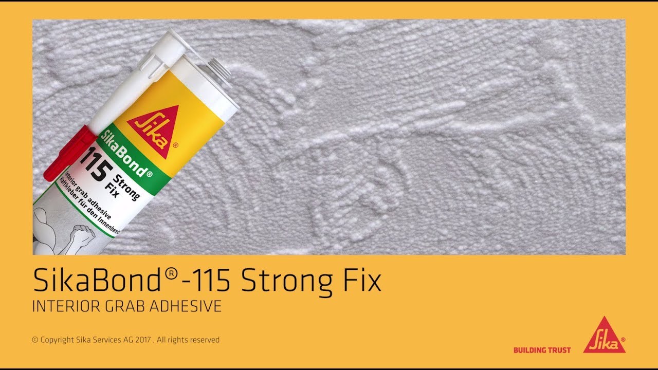 SikaBond®-115 Strong Fix - YouTube