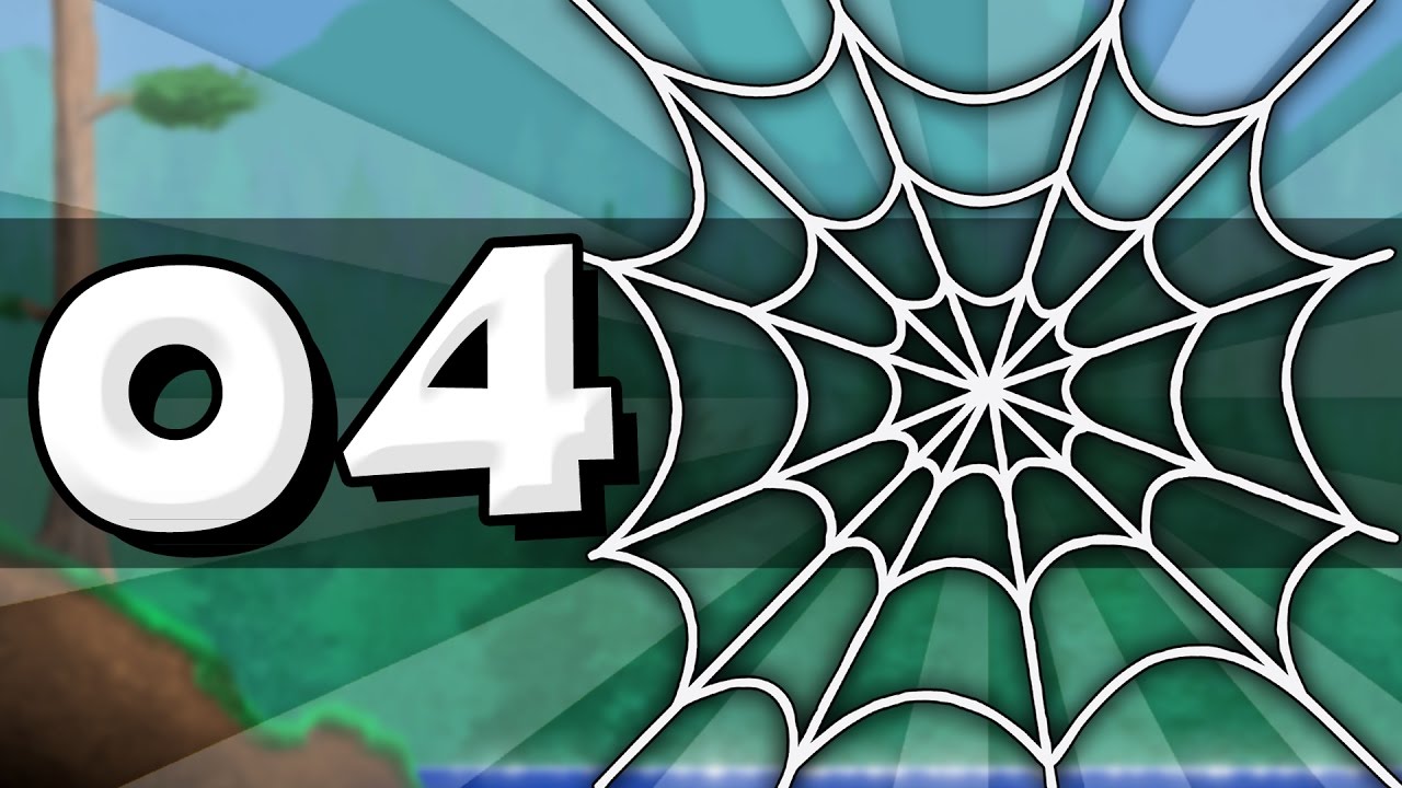 "WE NEED COBWEBS!" - Part 4 - Terraria (Survival Series) - YouTube