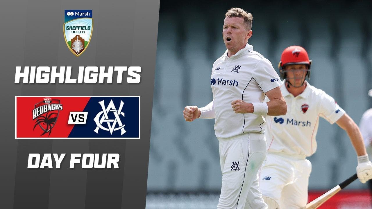 South Australia v Victoria | Sheffield Shield 2023-24 | Day 4 - YouTube