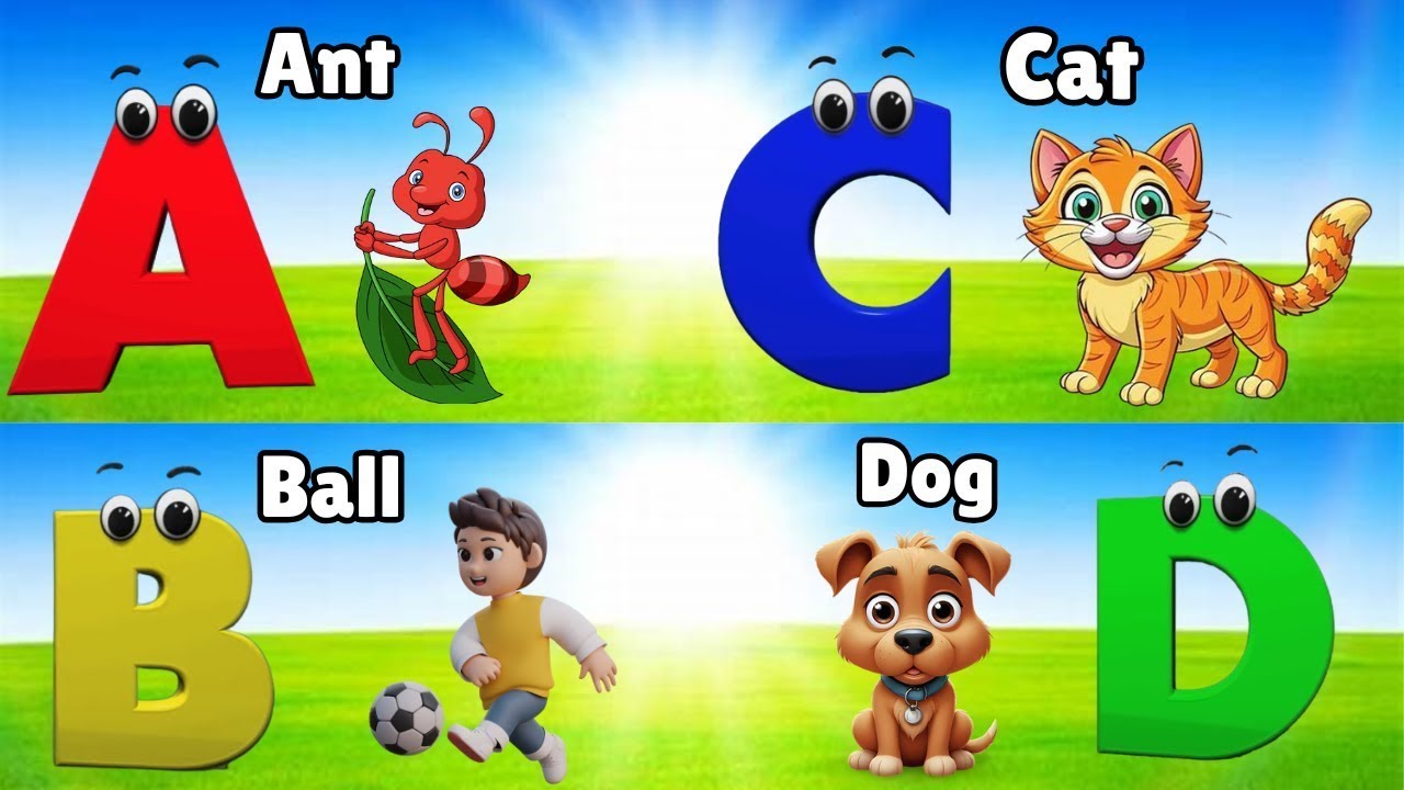 Phonics Song with two words | Phonics song a to z | A for Apple ...