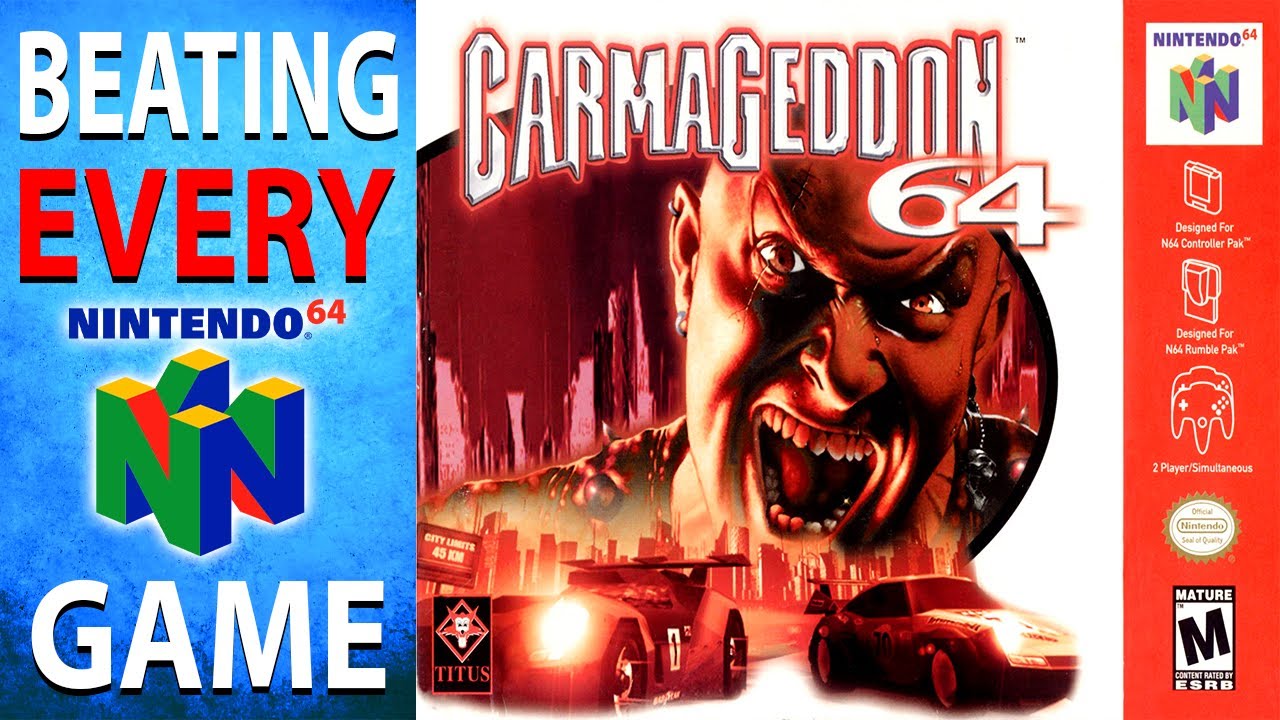Beating EVERY N64 Game - Carmageddon 64 (86/394) - YouTube