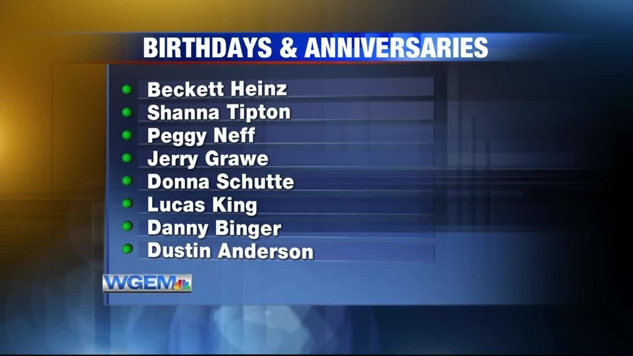 Birthdays & Anniversaries: October 10, 2019 - YouTube