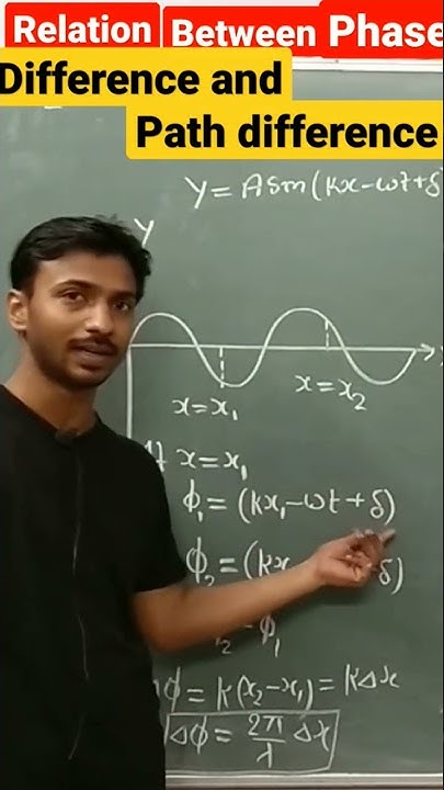 What is the relation between phase difference and corresponding path ...