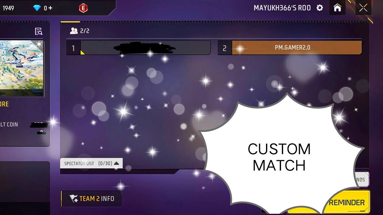 An unknown friend on my friends list invited me to play a custom match ...