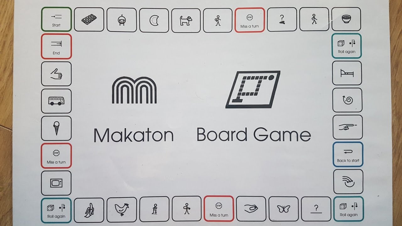 Makaton - Makaton Board Game 🎲 - YouTube