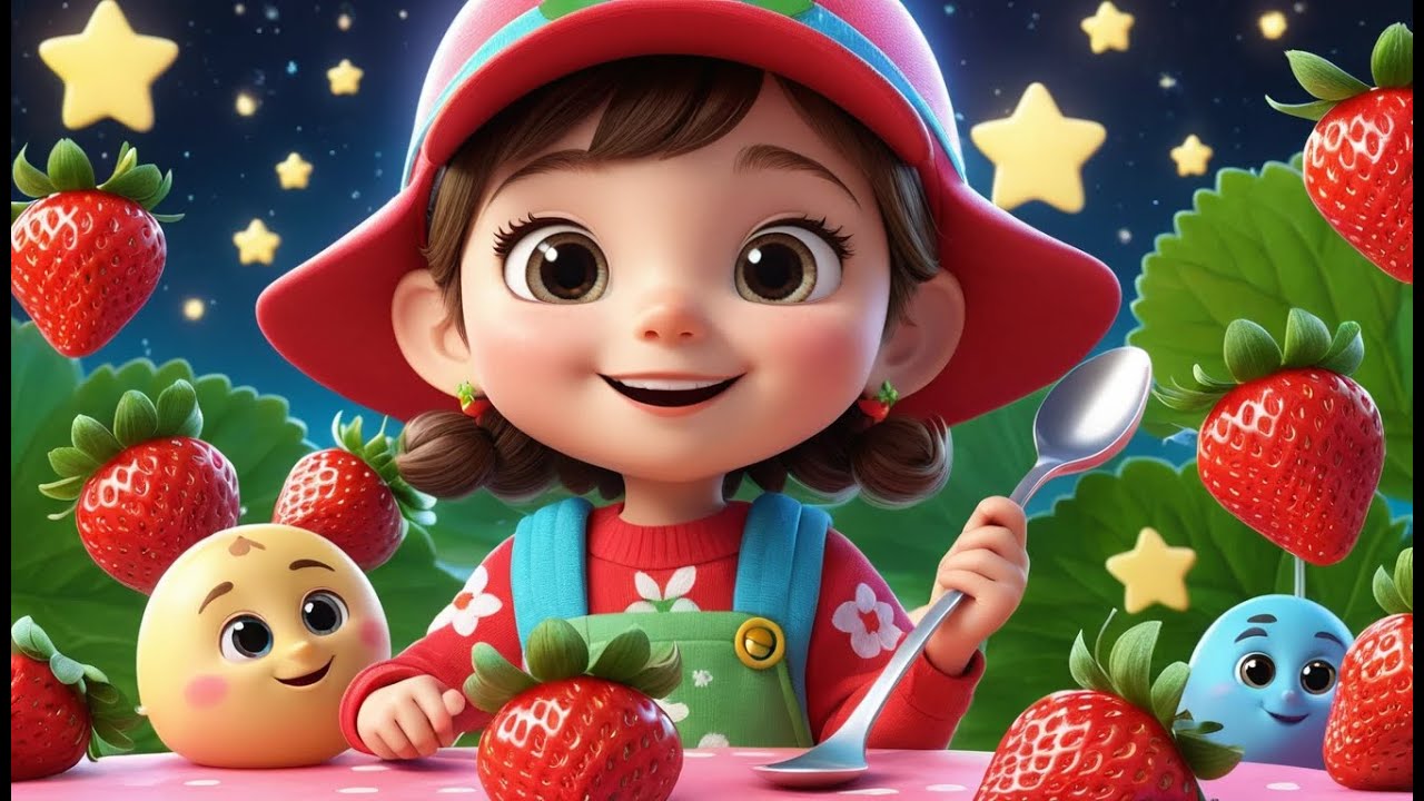 Strawberry Family Song – Count Them All! | Fun Fruit Counting Nursery ...