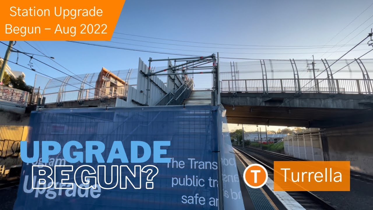 Sydney Transport Vlog 356: Turrella Station Upgrade Sep 2022 ...