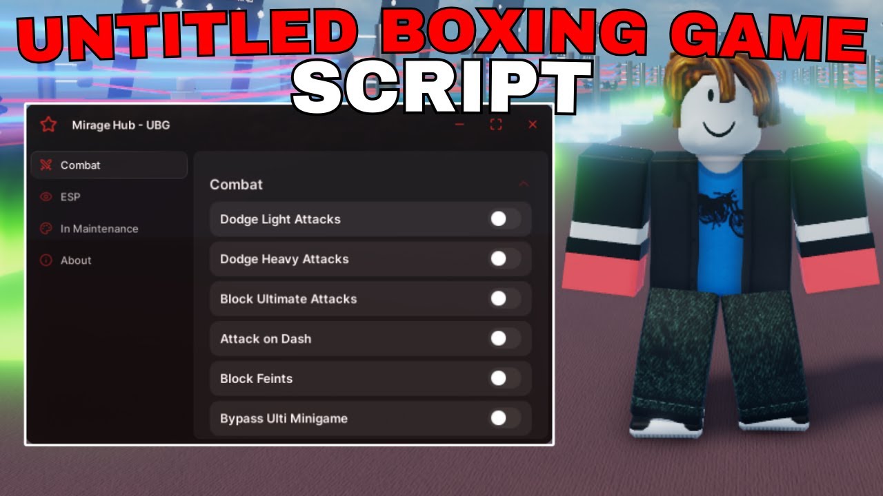 [FREE] Untitled Boxing Game Script | Auto Block, Auto Dodge, Combat ...