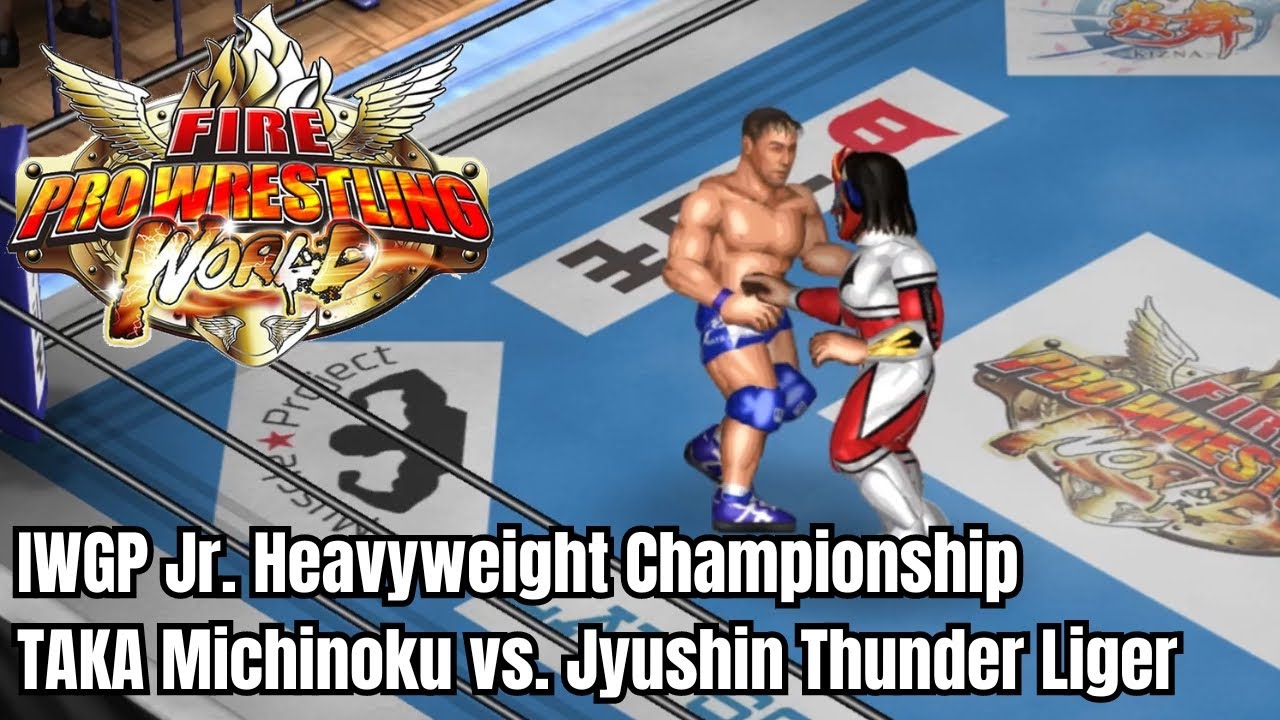 TAKA Michinoku vs. Jyushin Thunder Liger | IWGP Jr. Heavyweight Title ...
