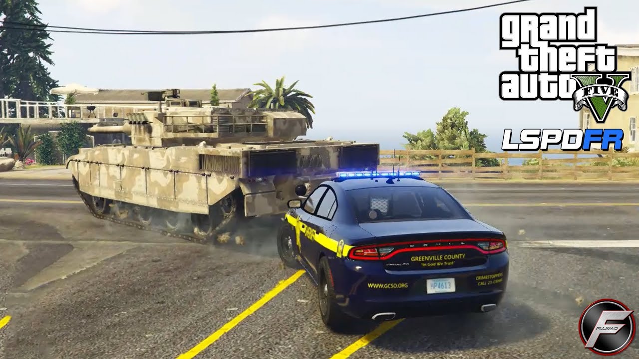 GTA 5 LSPDFR #39 Hot Pursuit Of A Tank - YouTube