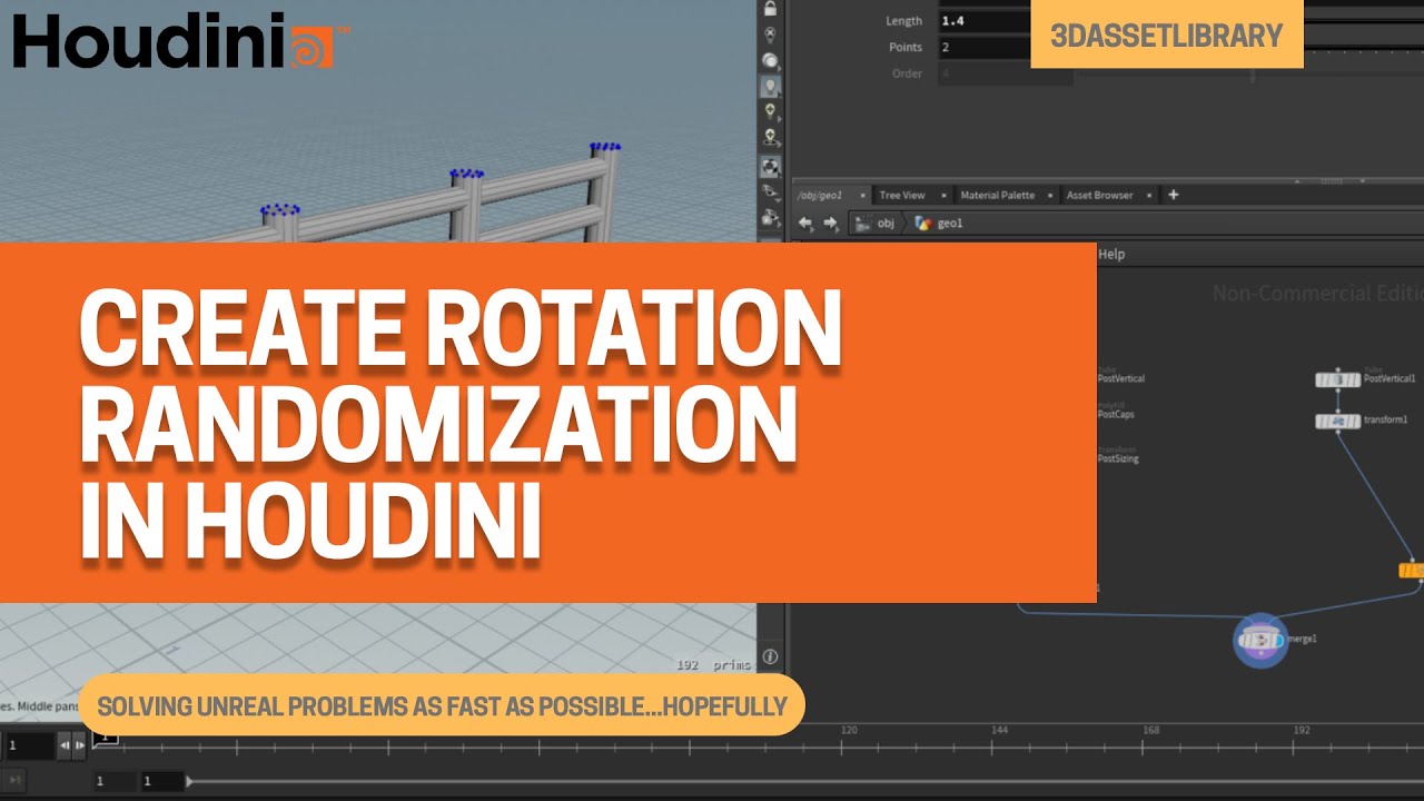 Learning Houdini With A Complete Beginner - How To Create A Simple ...