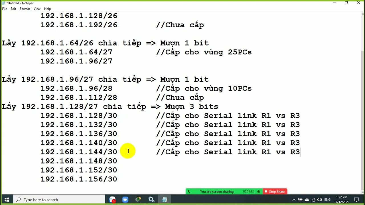 Lab11_Subnetting VLSM vs Routing with RIPv2 - YouTube