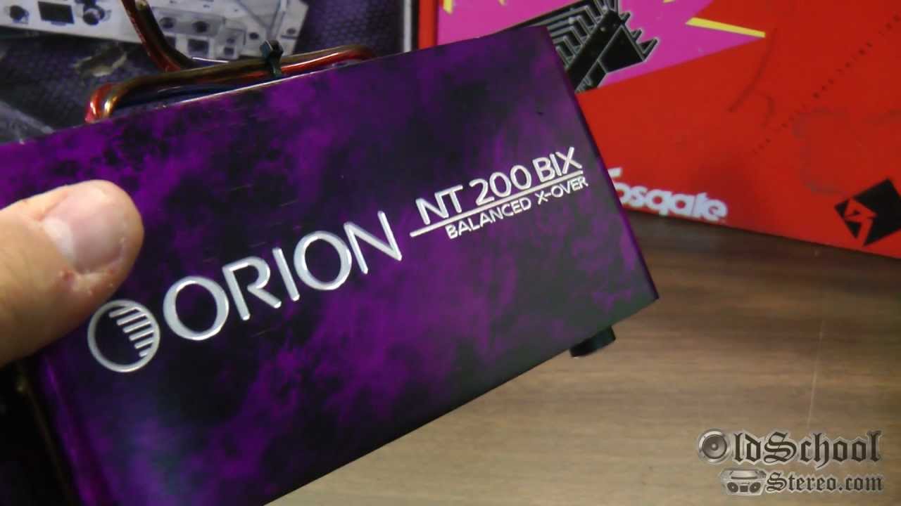 Rare Orion NT200 BIX Balanced Crossover OldSchoolStereo.com - YouTube
