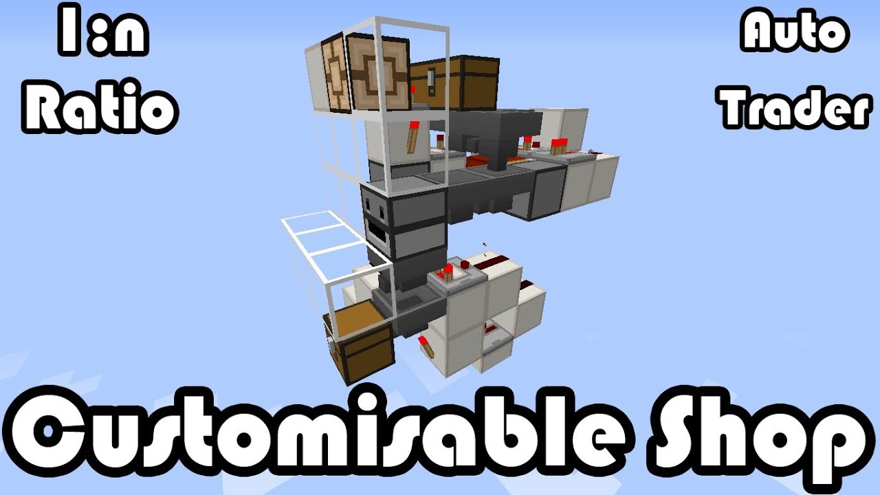 Customisable Shop [1:n Ratio] 1.8 Minecraft - YouTube