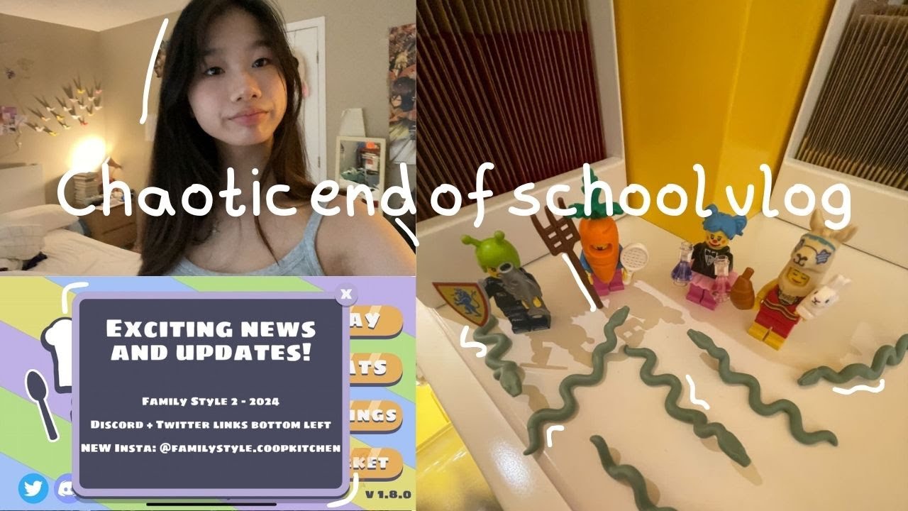 End of school year vlog 🍧 (very chaotic) - YouTube
