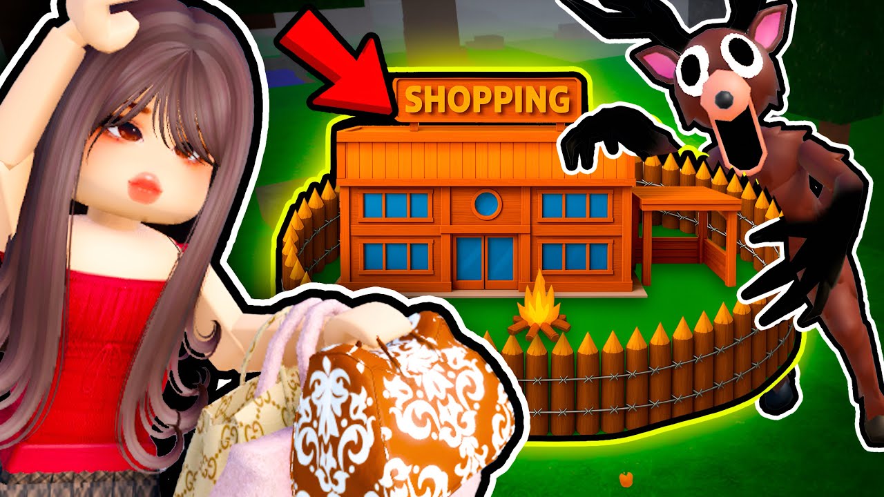 Building a MALL BASE To Go SHOPPING In 99 NIGHTS IN THE FOREST! (Roblox ...