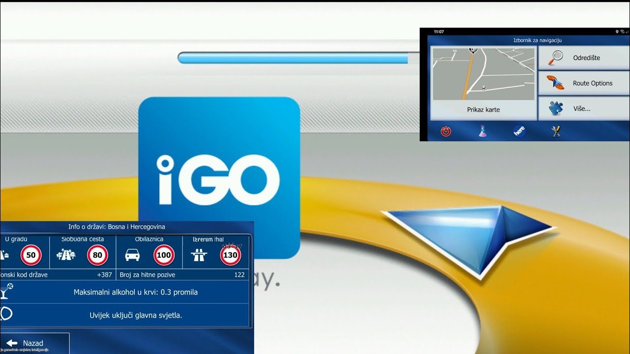 IGO PRIMO MY WAY ANDROID - YouTube