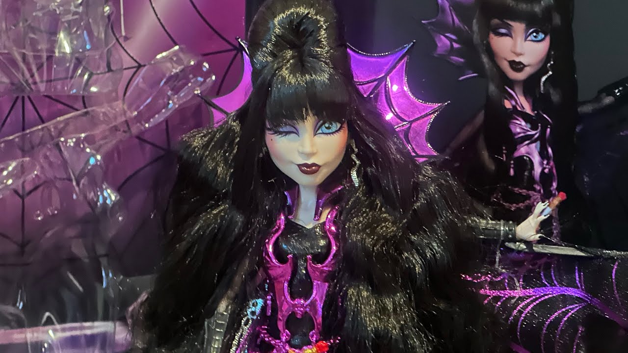 MONSTER HIGH SAN DIEGO COMIC CON EXCLUSIVE PURPLE WINKING ELVRIA ...